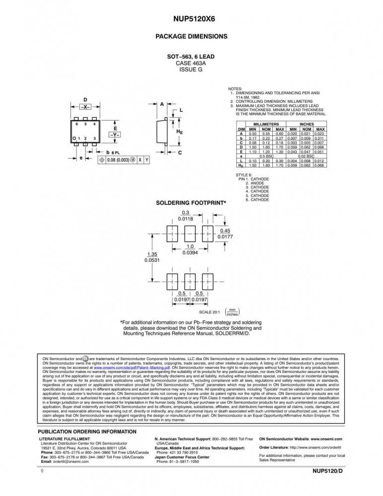 NUP5120X6T1G datasheet page 4