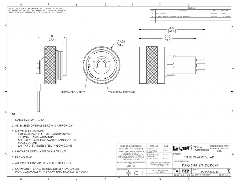 ECRA4213UB0 technical document preview