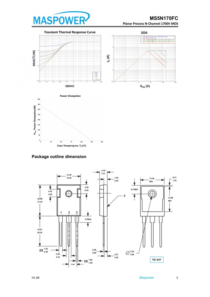 MS5N170FC datasheet page 5