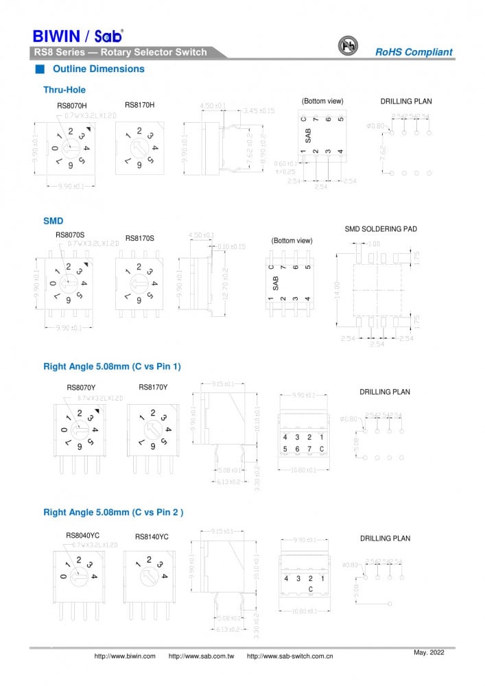 BIWIN RS8170H technical document page 3