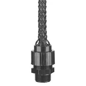 Deluxe Cord Grips, Straight Male Non- Metallic, .312-.375