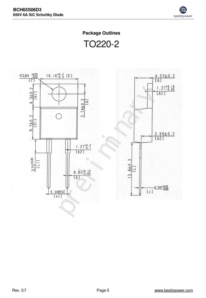 BCH65S06D3 datasheet page 5