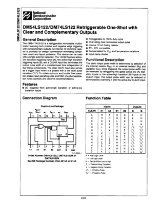 Rochester Electronics DM54LS122J/B for sale