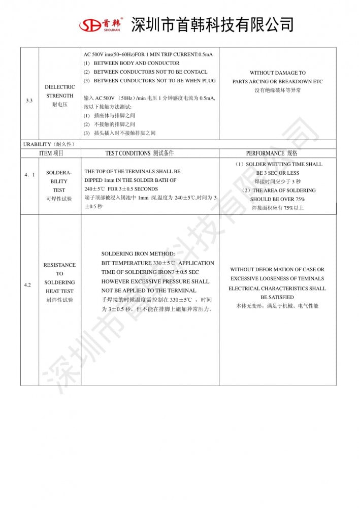 PJ-327A-CJ specification page 4