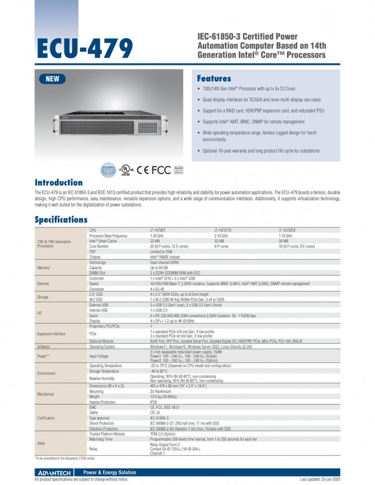 ECU-479 technical document page 1