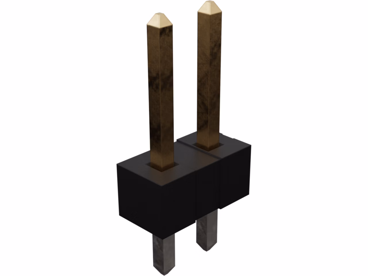 C-Grid Header, 2.54mm Pitch, Through Hole, Dual Row, Vertical, 2 Circuits, 0.75µm Gold (Au) Plating, Tray Packaging, Lead-Free for sale