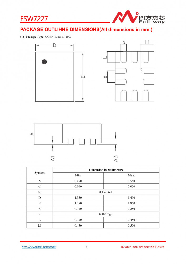 FSW7227 datasheet page 9