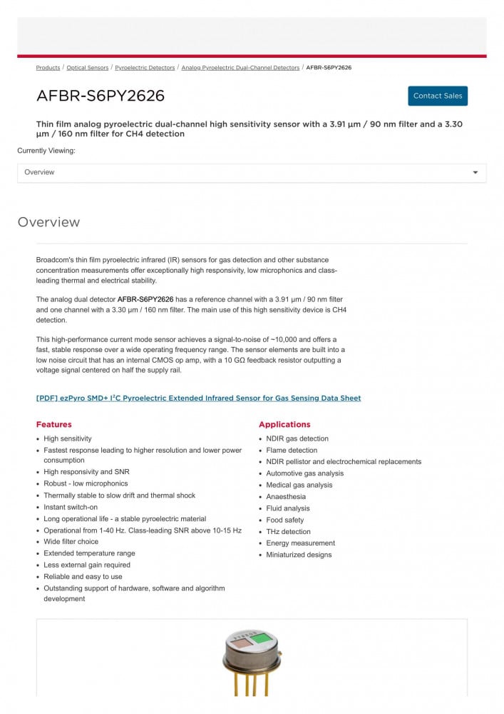 AFBR-S6PY2626 datasheet page 1