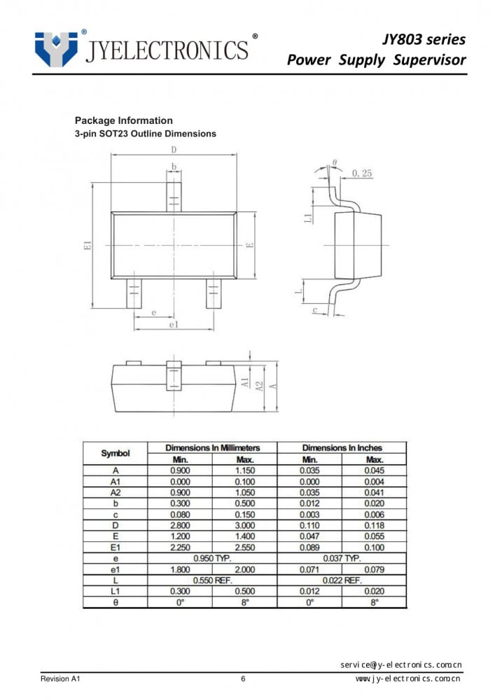 JY803 datasheet page 6