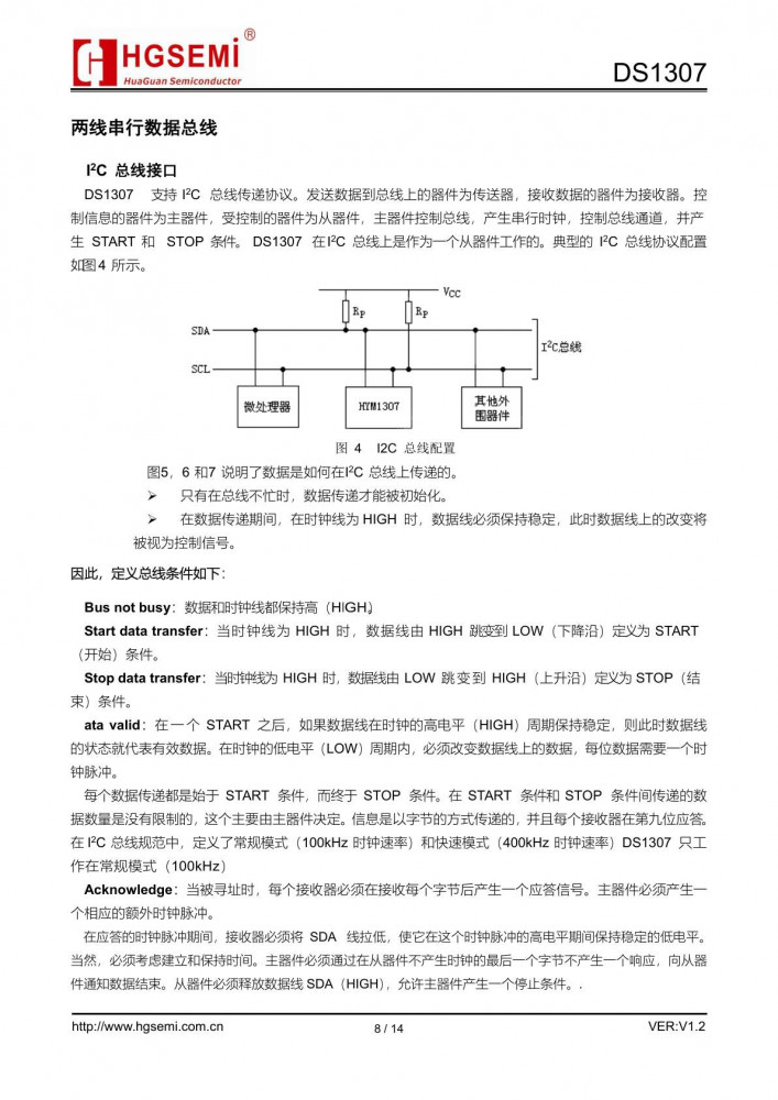 DS1307 datasheet page 8