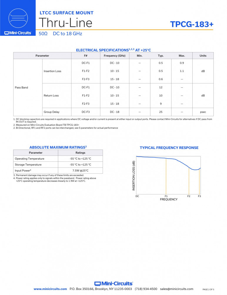 TPCG-183+ technical document page 2