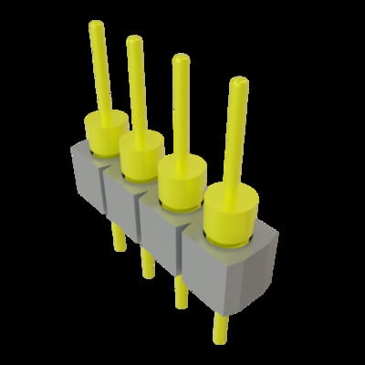 Samtec TS-104-G-AA Specialty Pin Header for sale