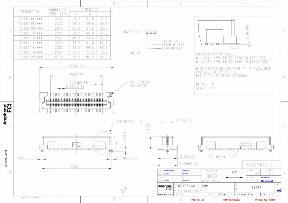 Amphenol 61082 drawing page 2