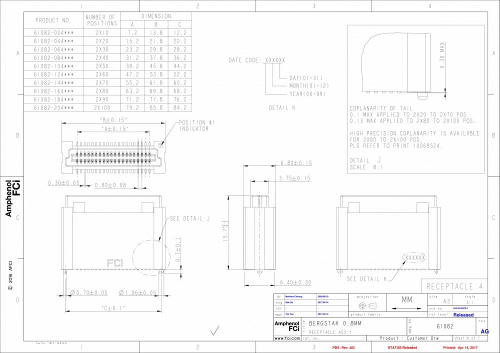 Amphenol 61082 drawing page 6