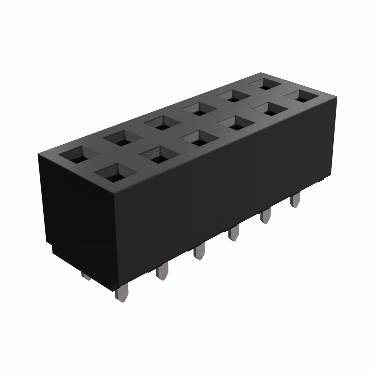 2.00mm Pitch Milli-Grid Receptacle, Through Hole, Top Entry, 0.38µm Gold (Au) Plating, 12 Circuits, Lead-Free, Tube for sale