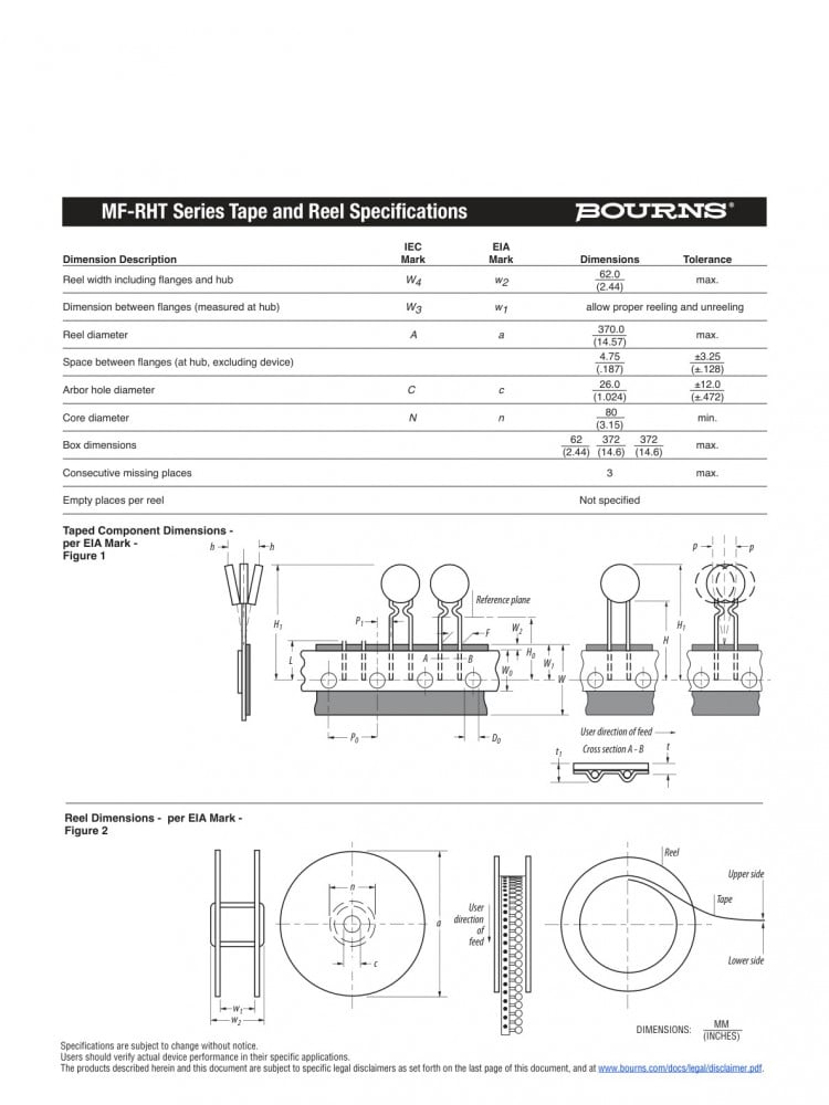 BOURNS MF-RHT900-0 datasheet page 6