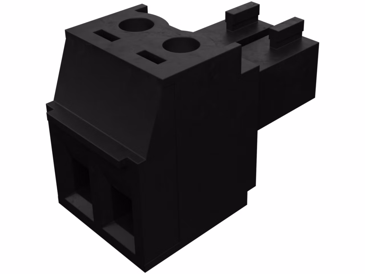 3.81mm Pitch Eurostyle Horizontal Plug, with Reverse Imprinting, Black, 2 Circuits for sale