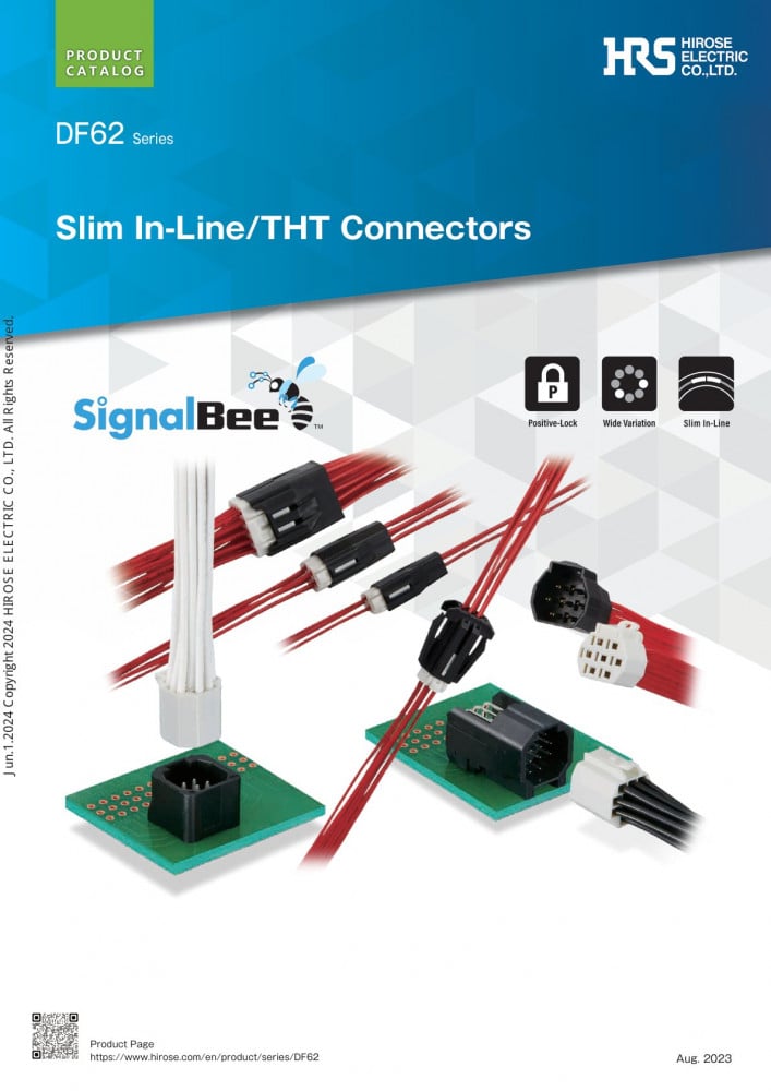 HRS DF62 datasheet page 1