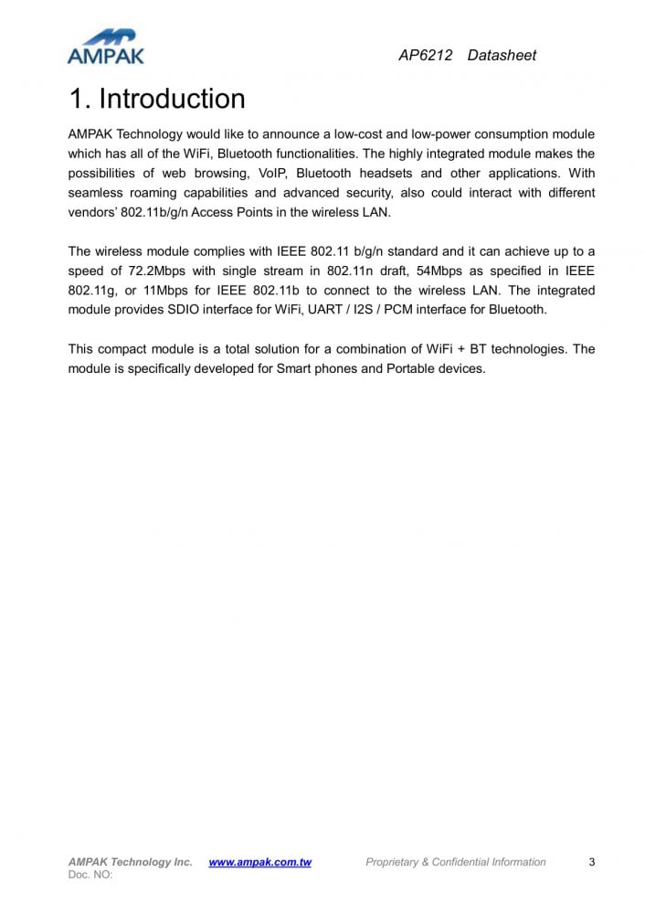 AP6212 specification page 5