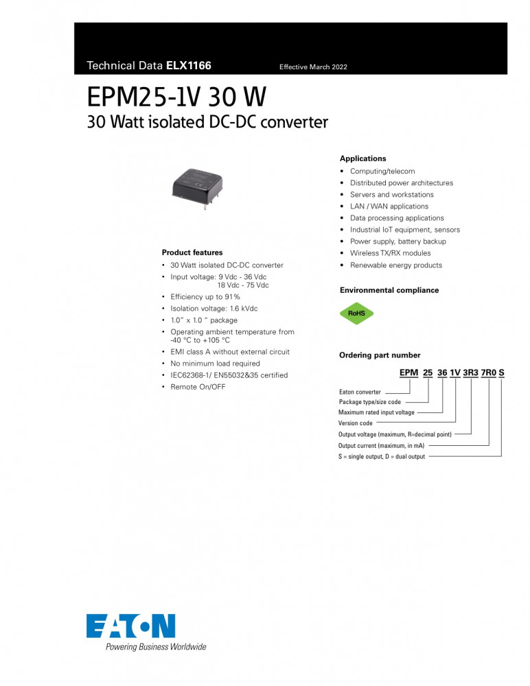 EPM25361V-05R-6R0S datasheet page 1