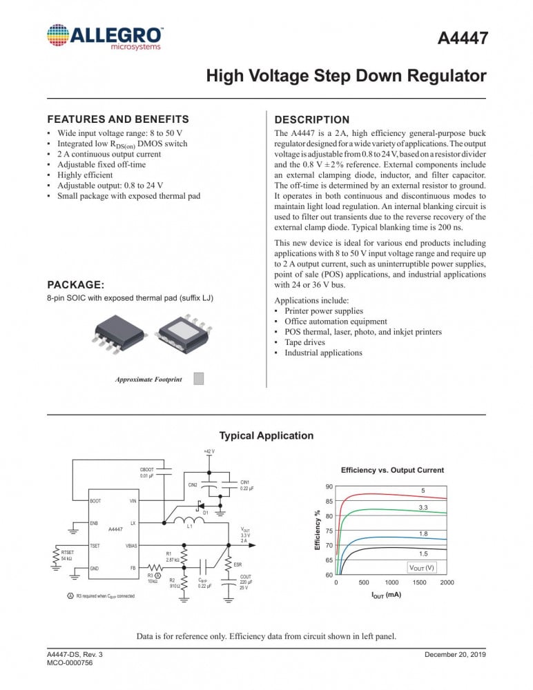 A4447 datasheet page 1