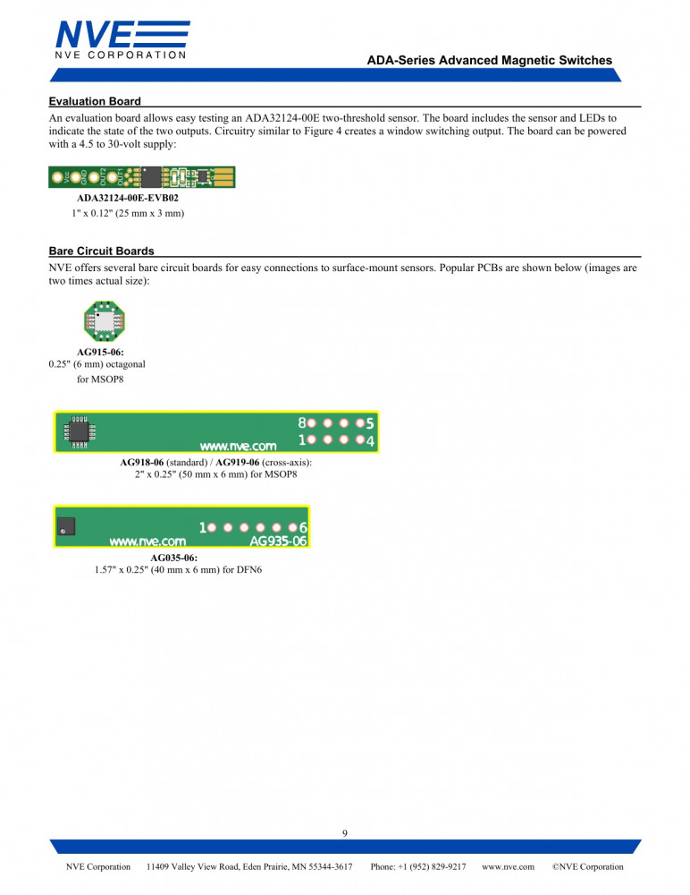 ADA-Series datasheet page 9