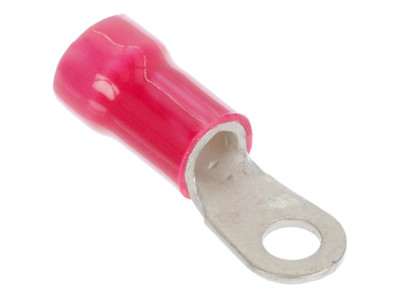 VibraKrimp Open Barrel Ring, Tin-Plated Steel, for 18-14 AWG Wire, Stud Size 10 (M5)