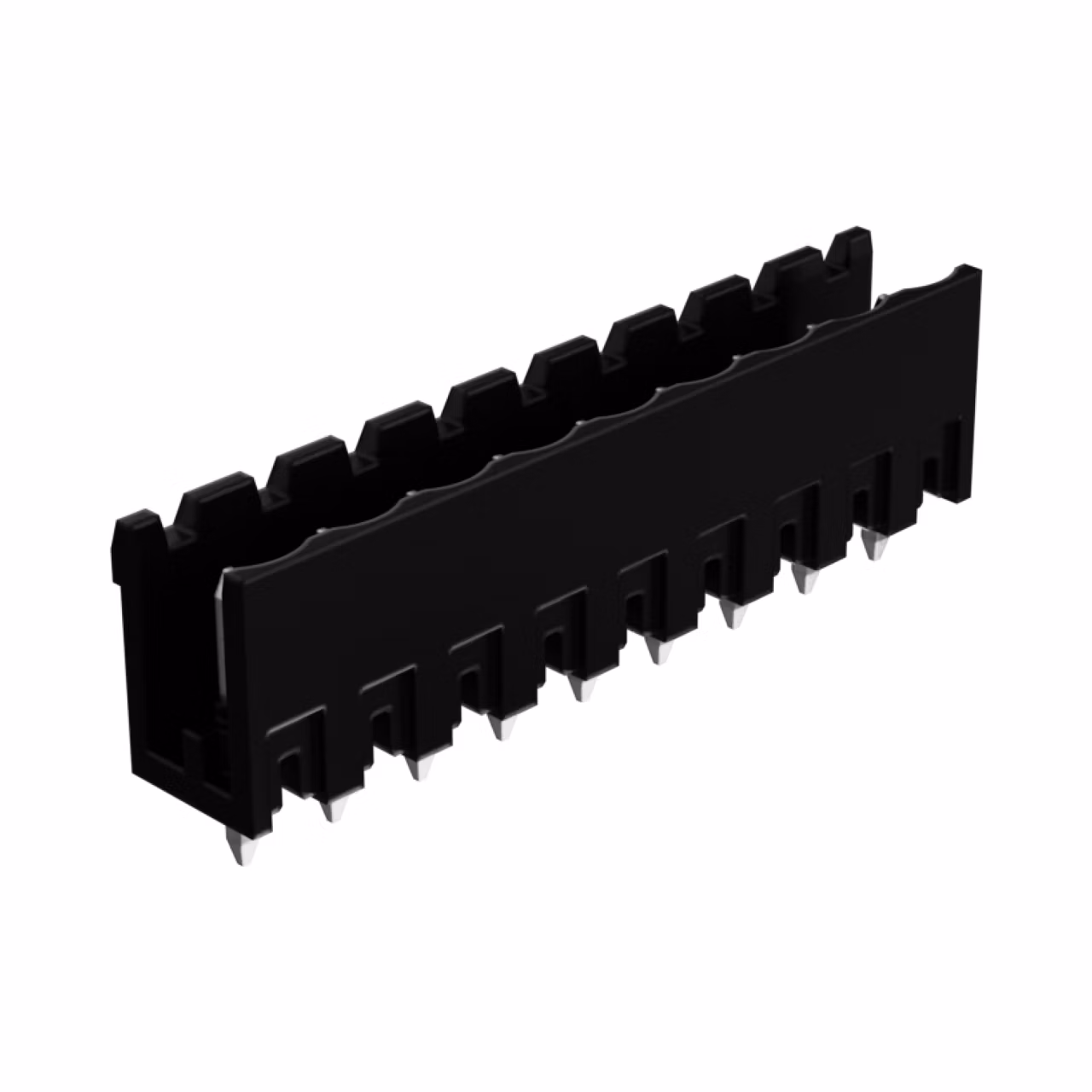 5.08mm Pitch Eurostyle Vertical PCB Header, Open Ends, 9 Circuits for sale