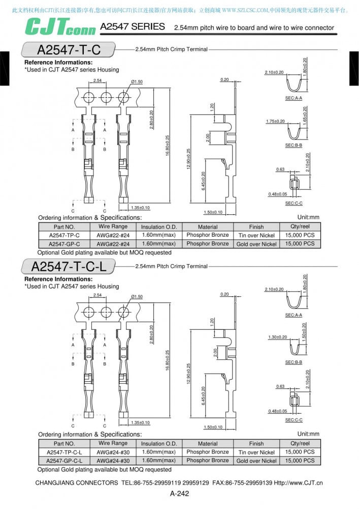 CJT A2547 documentation page 4
