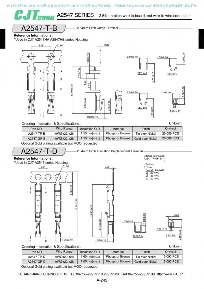 CJT A2547 documentation page 5