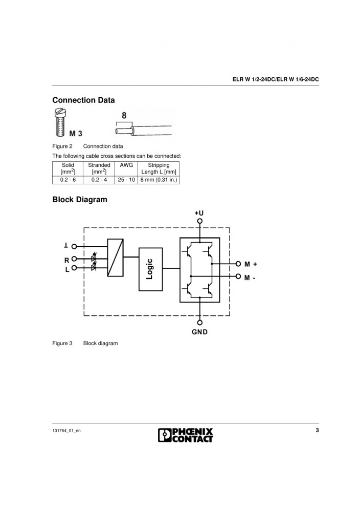 ELR W 1/6-24DC datasheet page 3