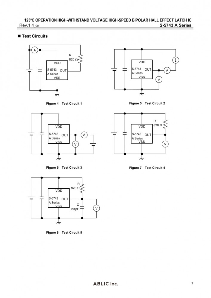 S-5743 datasheet page 7