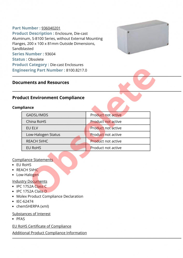 936040201 product document page 1