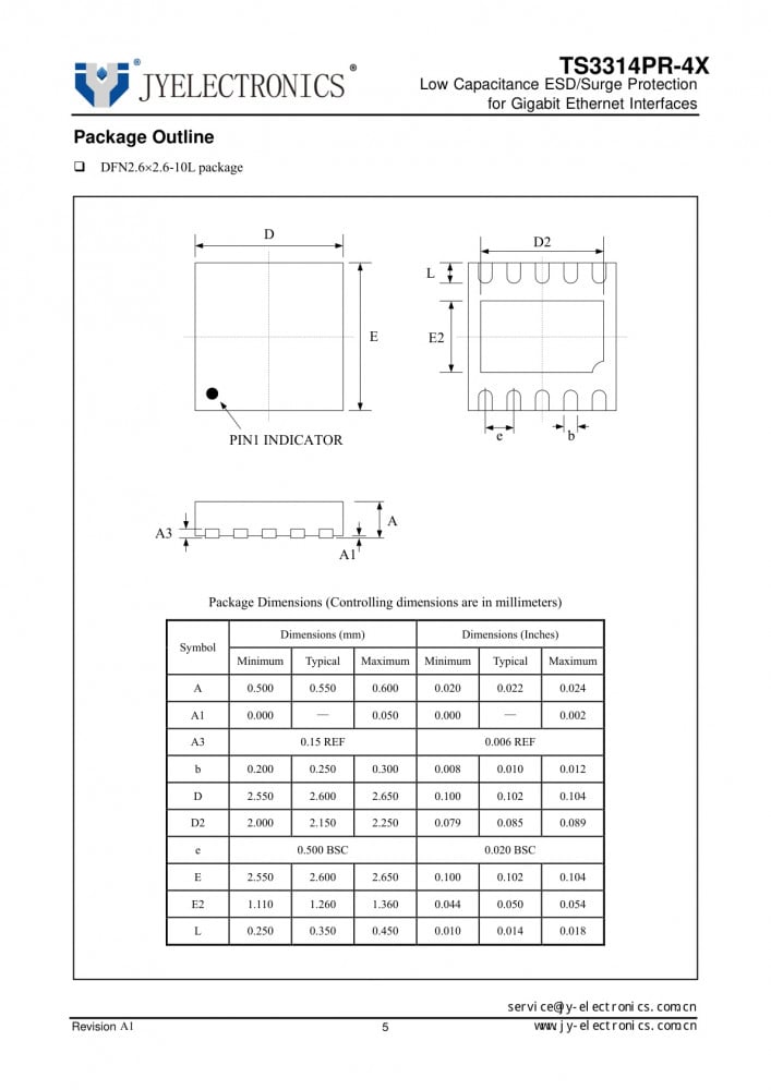 TS3314PR-4X datasheet page 5