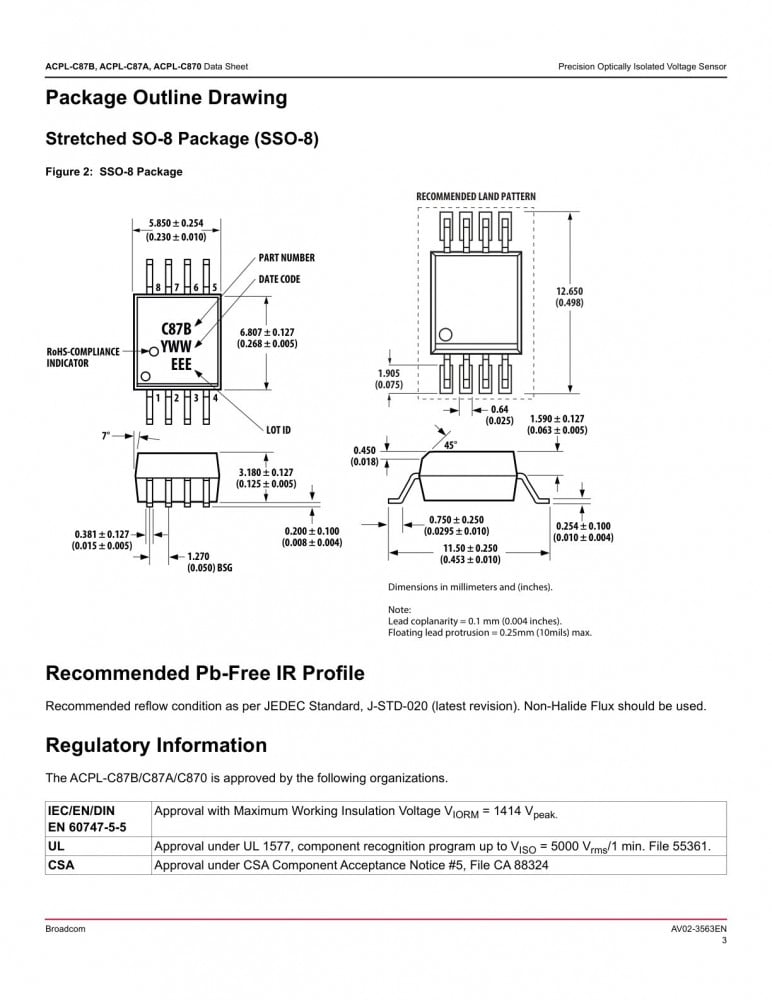ACPL-C870 datasheet page 3