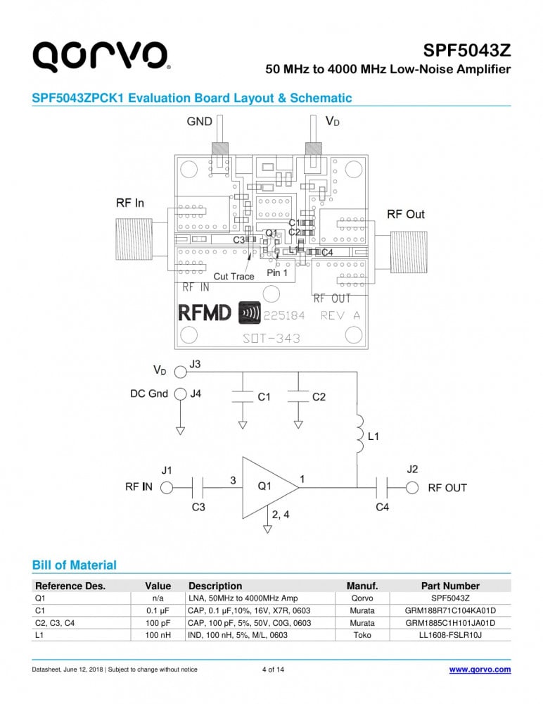 SPF5043Z datasheet page 4