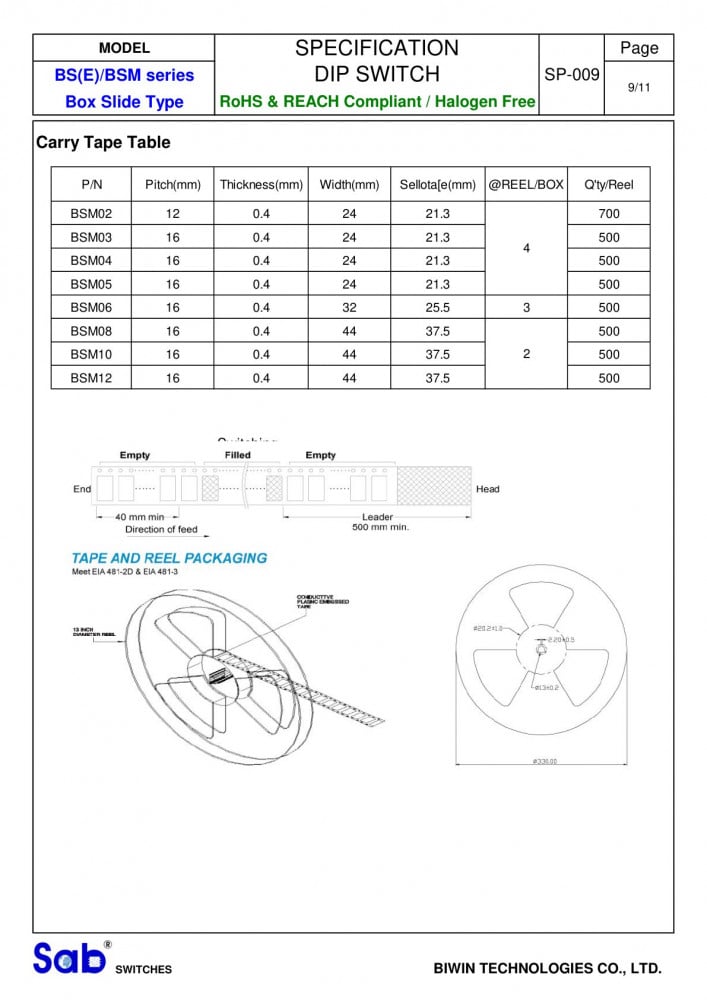 BIWIN BSE series datasheet page 9