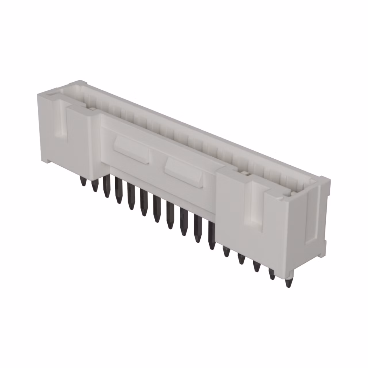 1.25mm Pitch, Micro-Lock Plus PCB Header, Single Row, Vertical, Through Hole, Tin-Bismuth Plating, Positive Lock, 16 Circuits, Low-Halogen, Natural (White) for sale