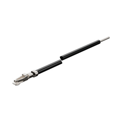 Pre-Crimped Lead Micro-Lock Plus 2.0 Female-to-Pigtail, Matte Tin (Sn) Plating, 75.00mm Length, 26 AWG, Black for sale