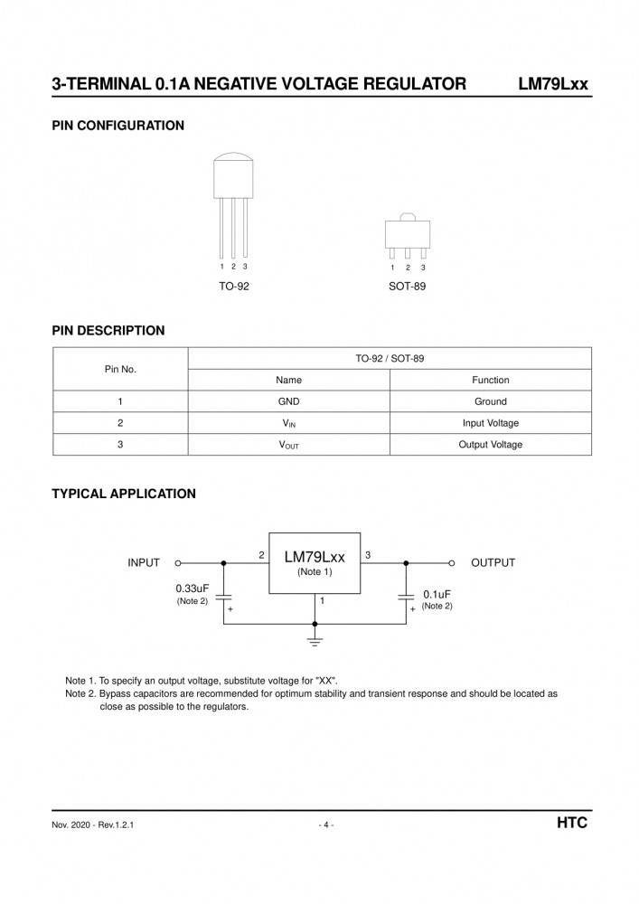 LM79L08F datasheet page 4