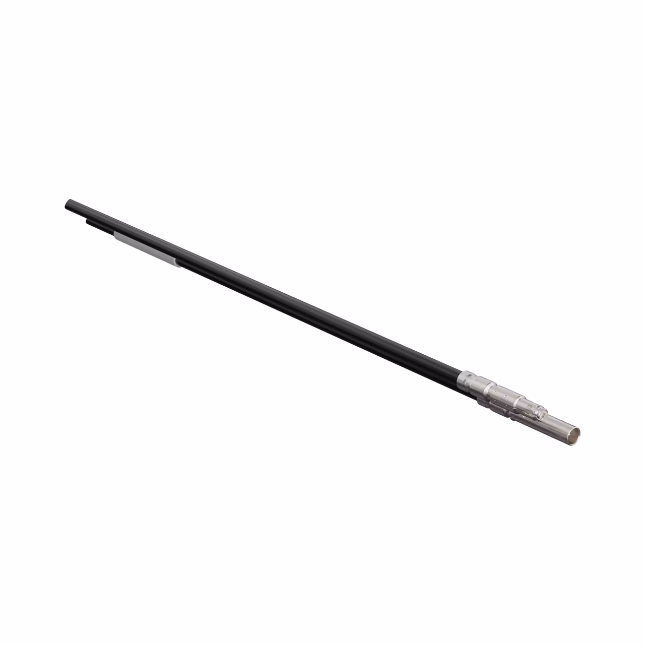 Pre-Crimped Lead HFM Jack Terminal-to-HFM Plug Terminal Off-the-Shelf (OTS) Cable Assembly, RG-174 Cable, 5000.00mm Length, 50 Ohms for sale