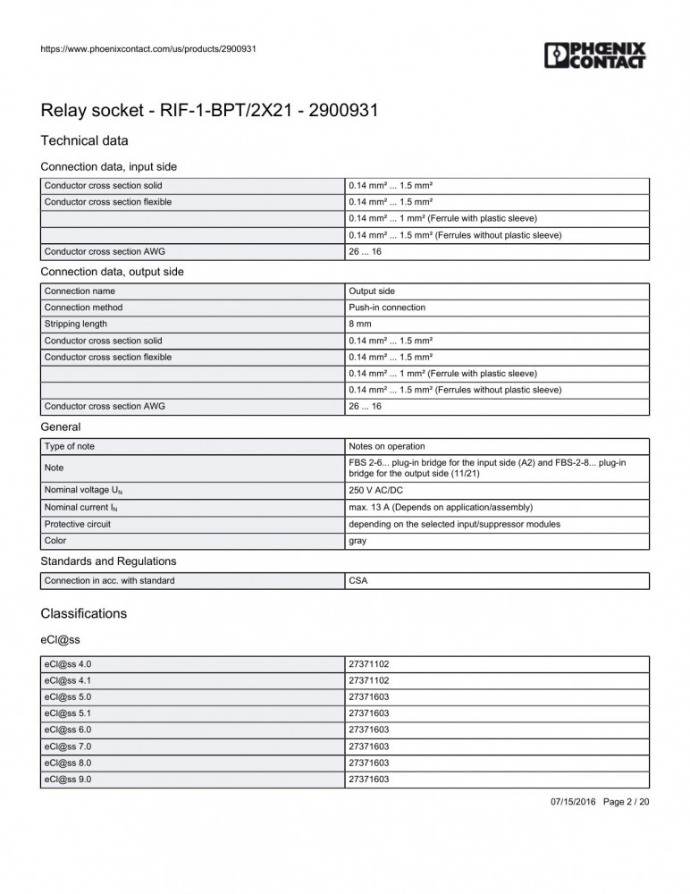 Phoenix Contact 2900931 document page 2