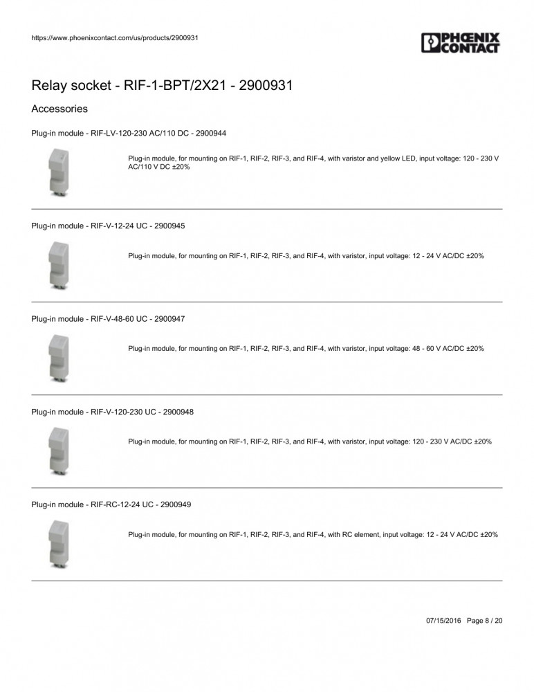 Phoenix Contact 2900931 document page 8