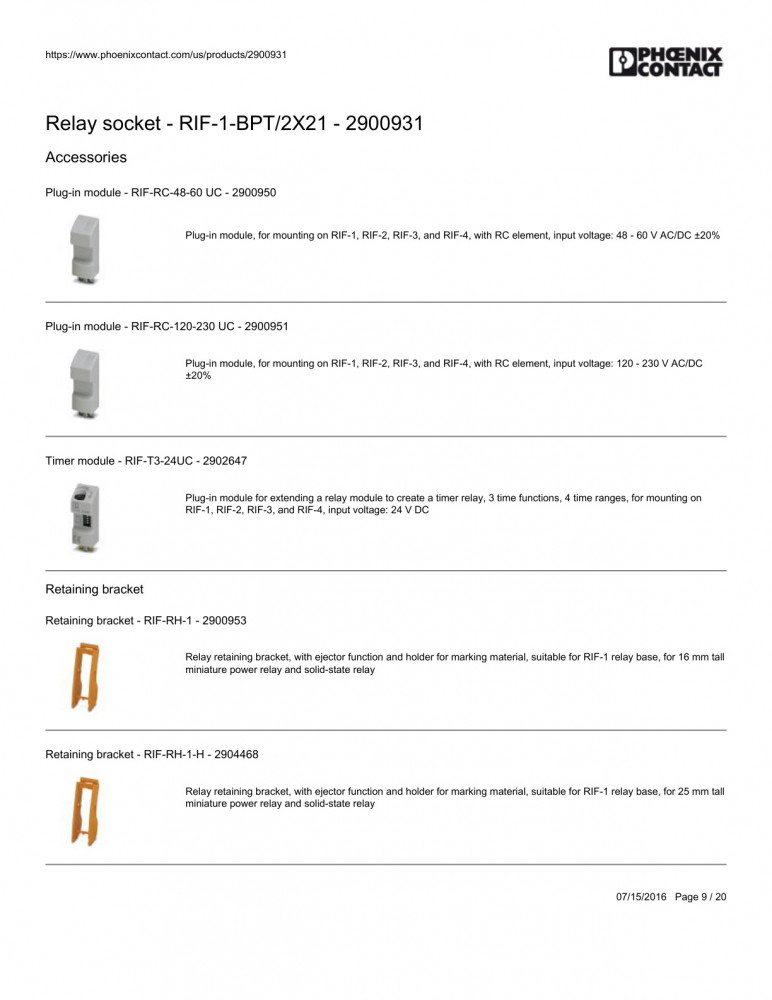 Phoenix Contact 2900931 document page 9