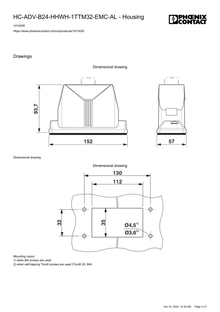 Phoenix Contact 1413430 technical document page 4