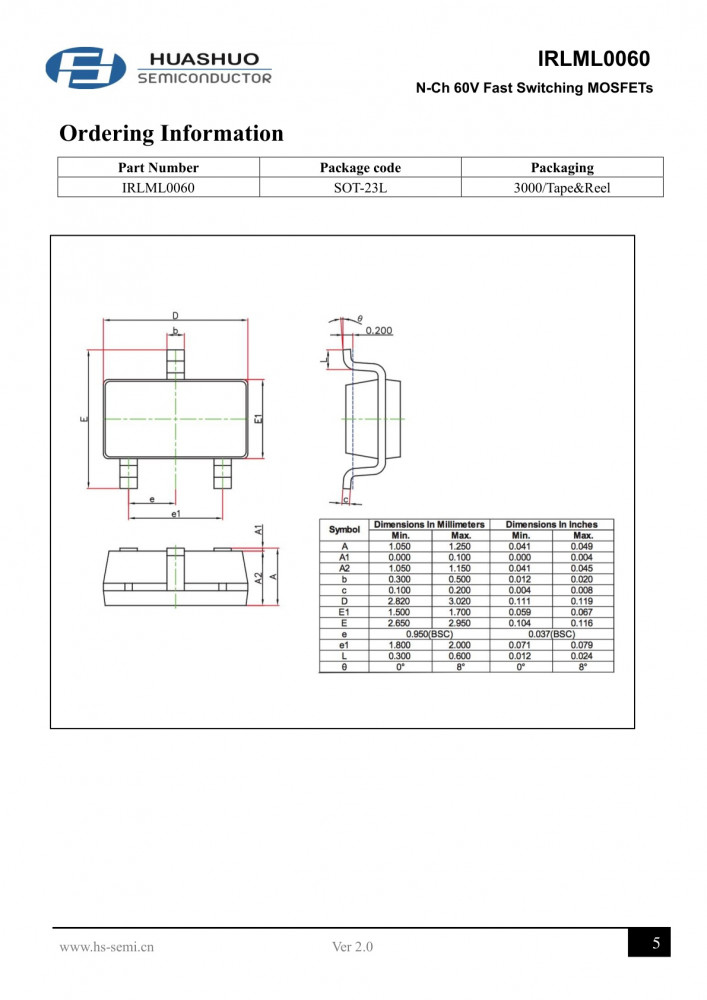 IRLML0060 datasheet page 5