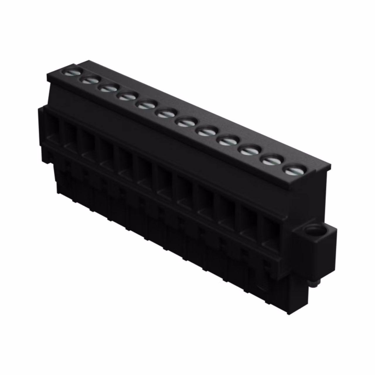 5.00mm Pitch Eurostyle Vertical Plug, with Retention Screws, Front Wire Entry, 12 Circuits for sale