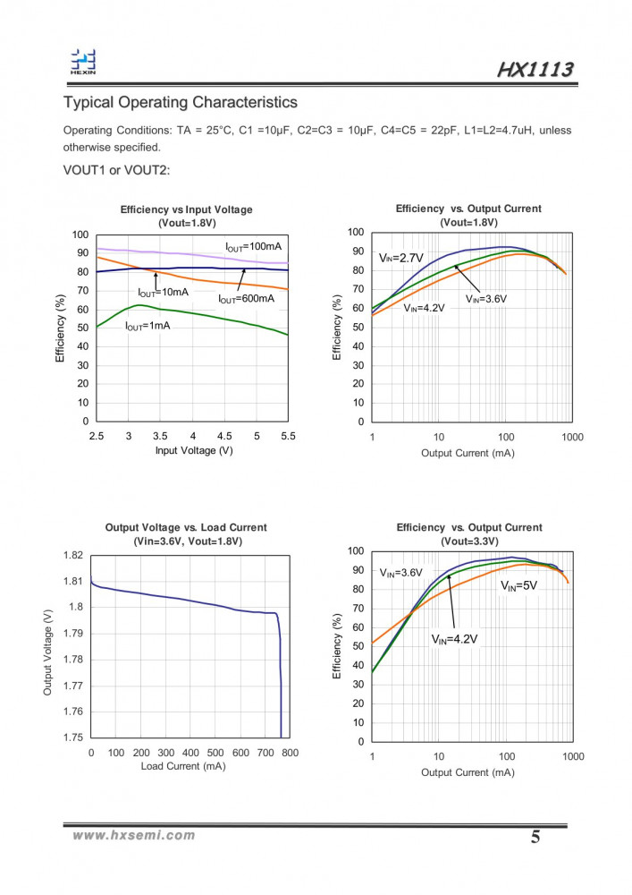 HX1113-AEC technical document page 5