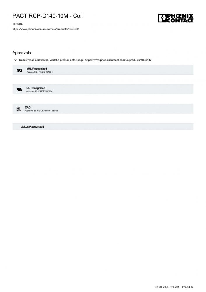 Phoenix Contact 1033482 technical document page 4