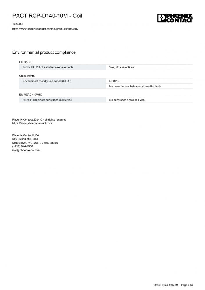 Phoenix Contact 1033482 technical document page 6